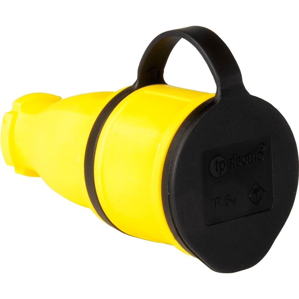 Переносная розетка TP Electric каучук, 2P+E, 1x16A, 220-240V IP54 ...