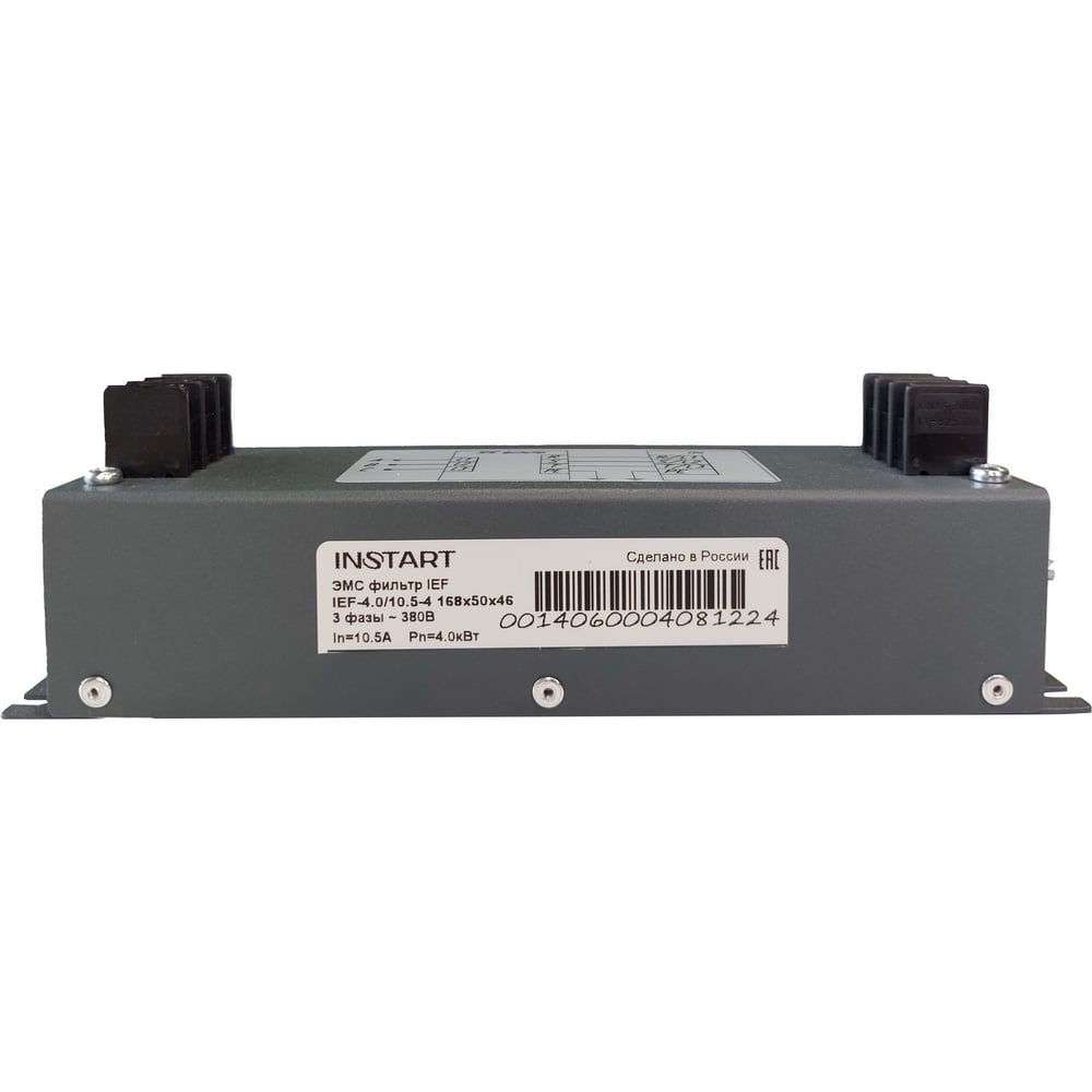 ЭМС фильтр INSTART 3ф. 380-440В IEF-4.0/10.5-4 для 4кВт 00140600 - выгодная цена, отзывы ...