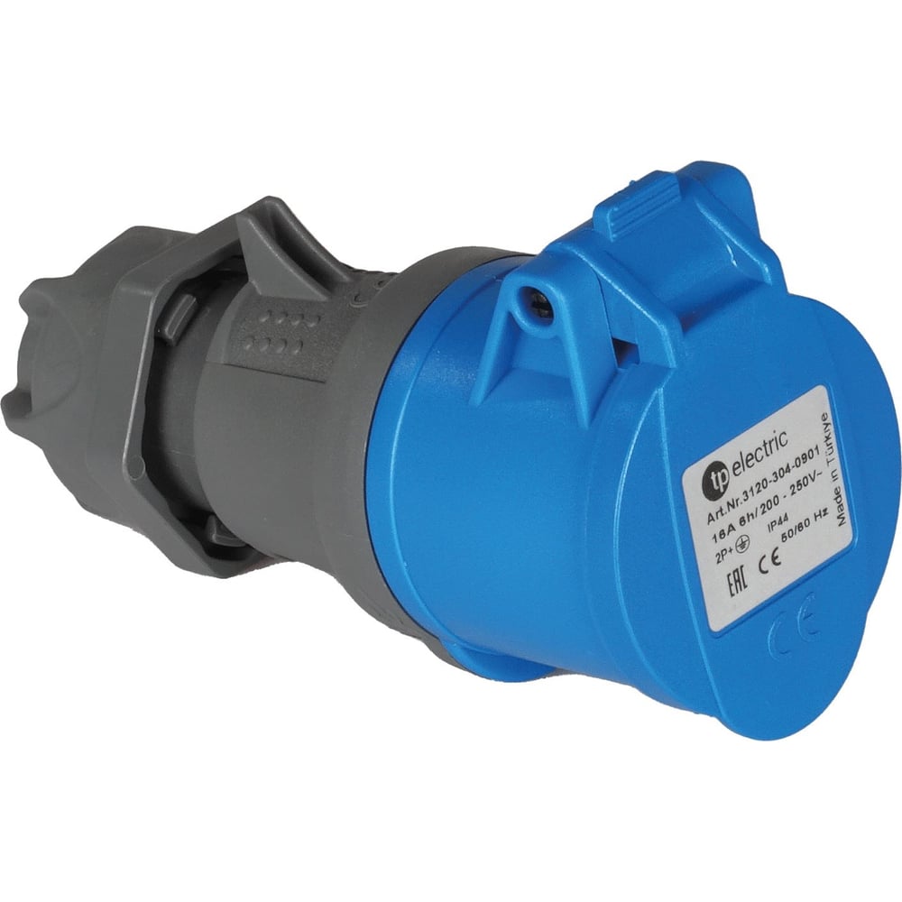 Кабельная переносная розетка TP Electric 32A/250В/2P+E/ IP 44 3124-304 ...