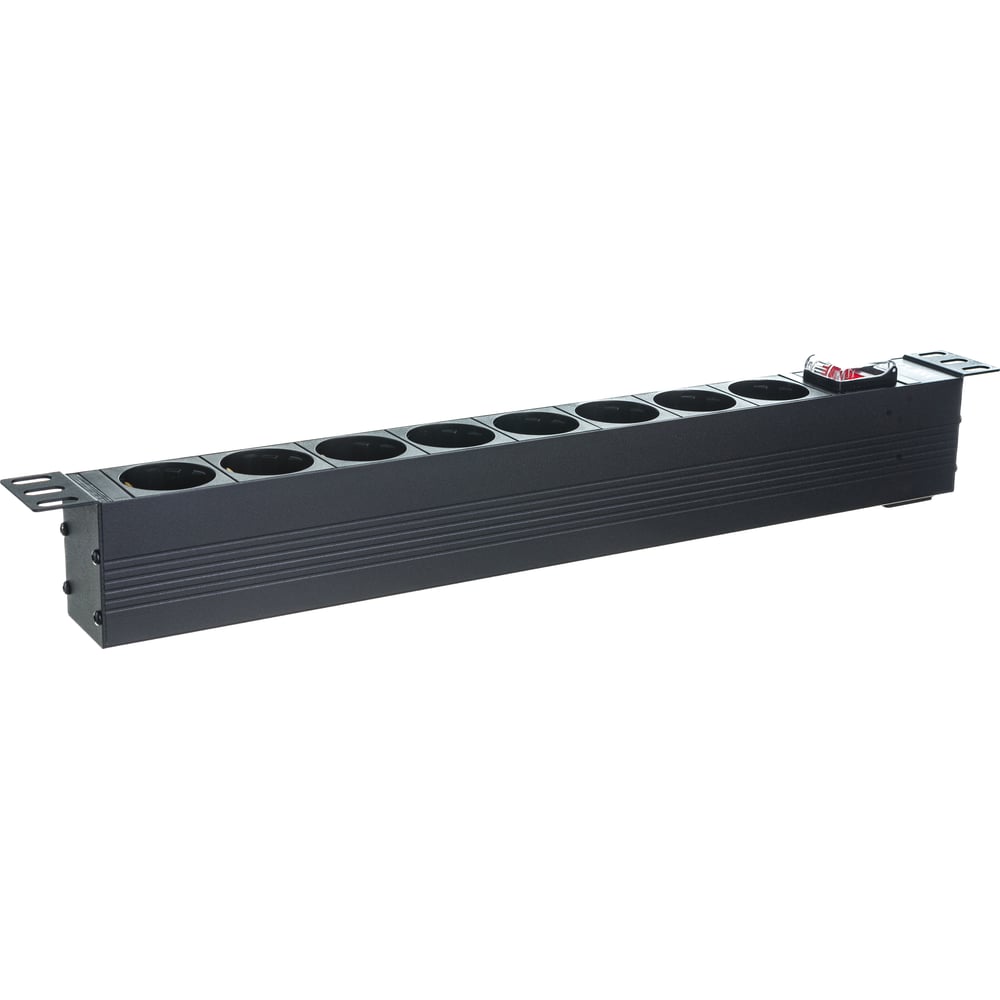 Блок электрических розеток TLK 19, металлический корпус TLК-RSC08-MTF-01-BK - выгодная цена ...