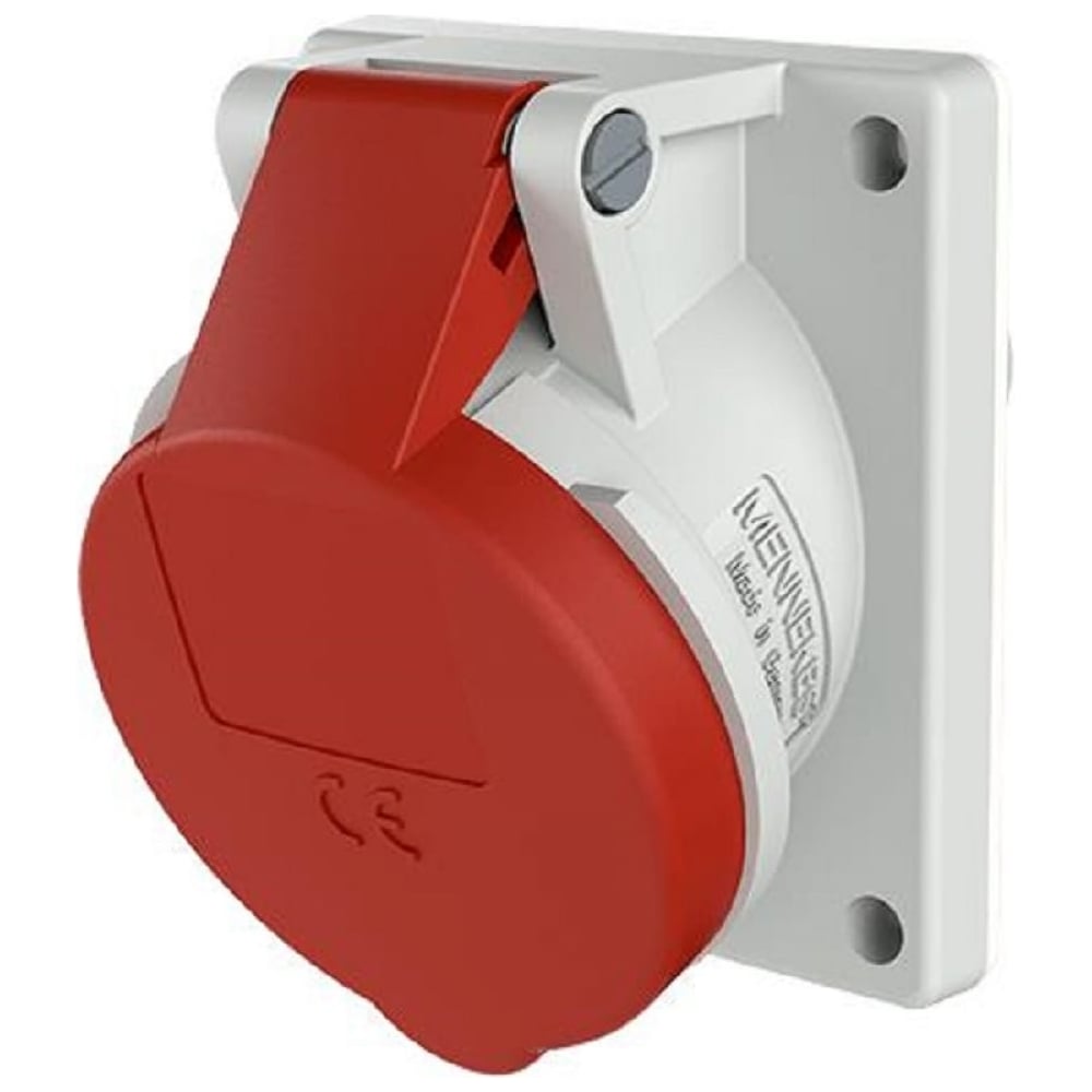 Панельная розетка Mennekes 16А/400В/5П/IP44 1473 - выгодная цена ...