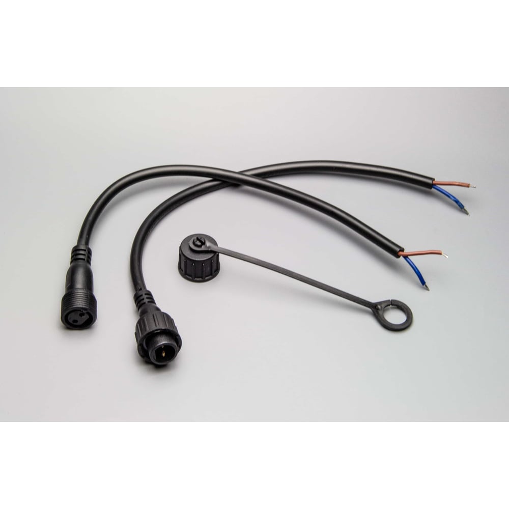 Коннектор TEAMPROF папа-мама, 2 pin, черный TPF-MF2-60/2-B - выгодная ...