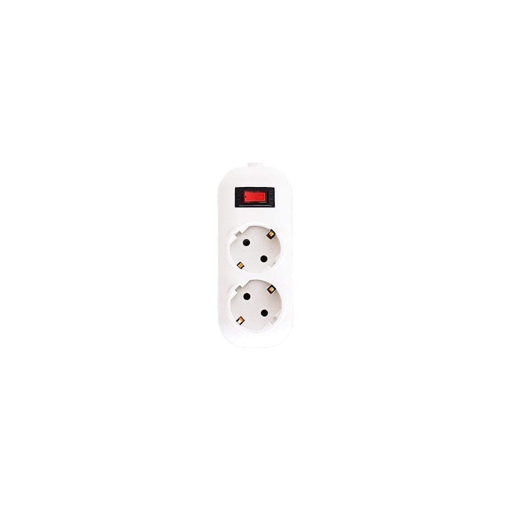 Колодка Glanzen 2 гн. ABC c зазем. и выкл. арт. EU-02-KZ 00-00002736 ...