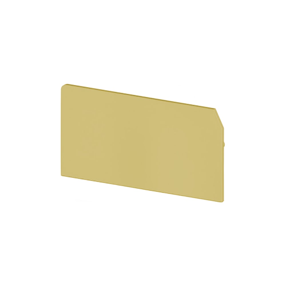 Концевой сегмент Klemsan на клеммники ASK 2*, (бежевый); NPP ASK2 25 шт ...