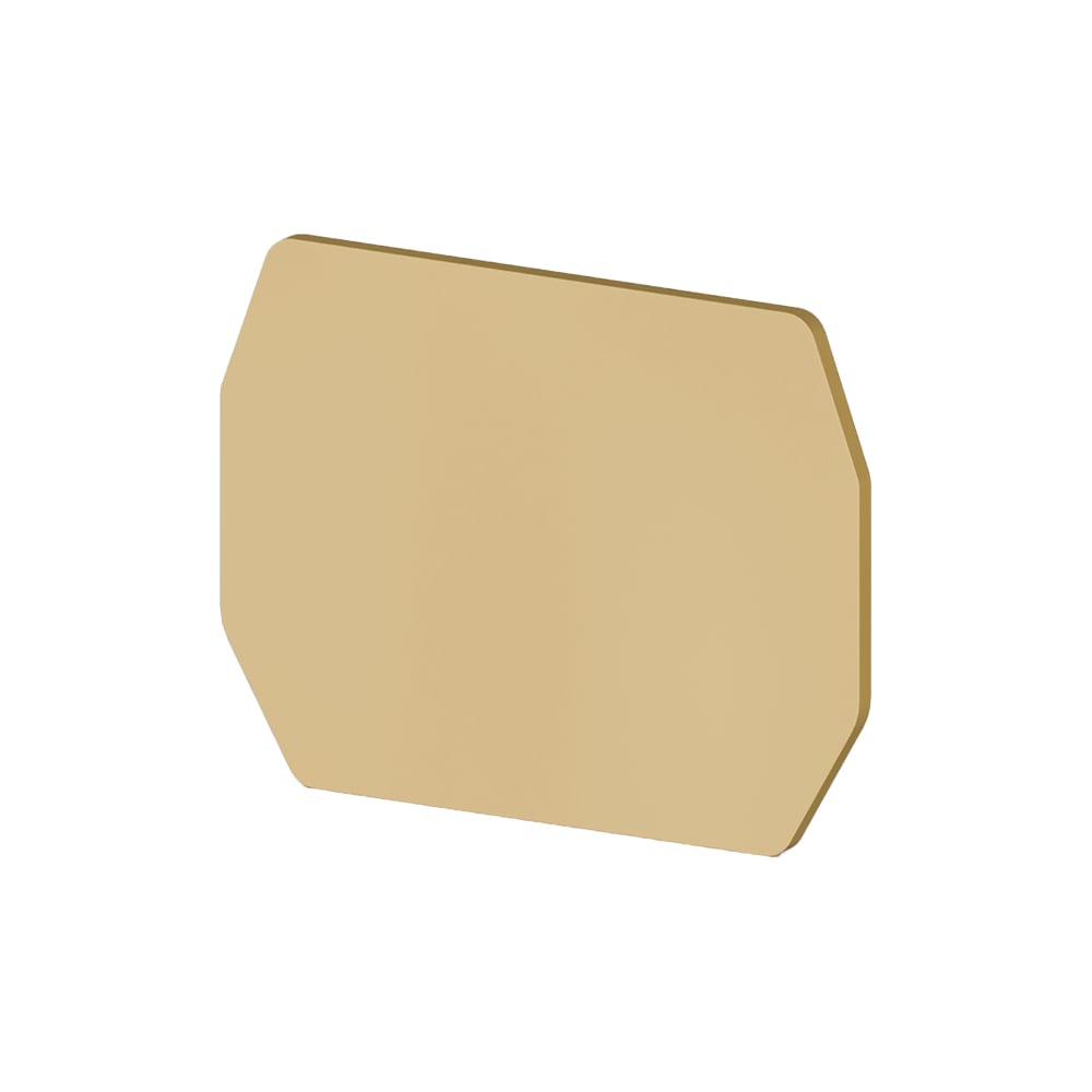 Концевой сегмент на клеммники Klemsan CPB 6B, бежевый; NPP/CPB 6B 50 шт ...