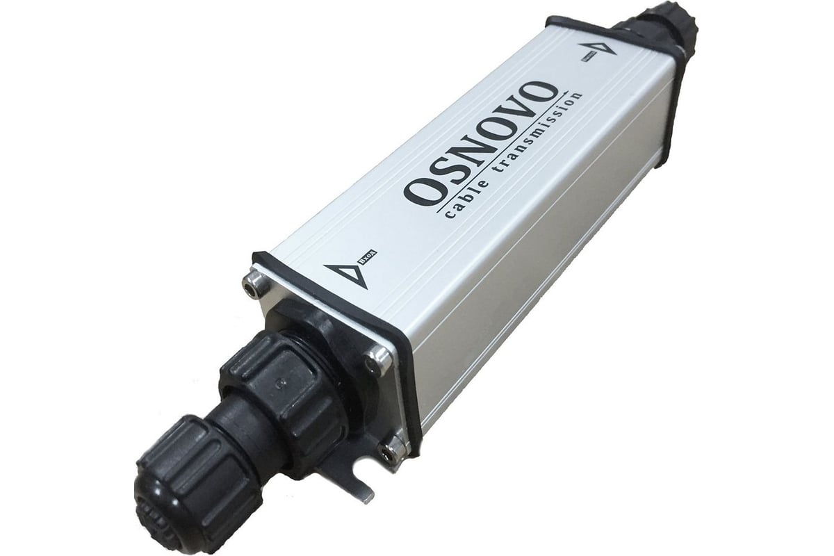 Уличный PoE удлинитель OSNOVO E-PoE/1W 10M/100M Fast Ethernet до 500м ...