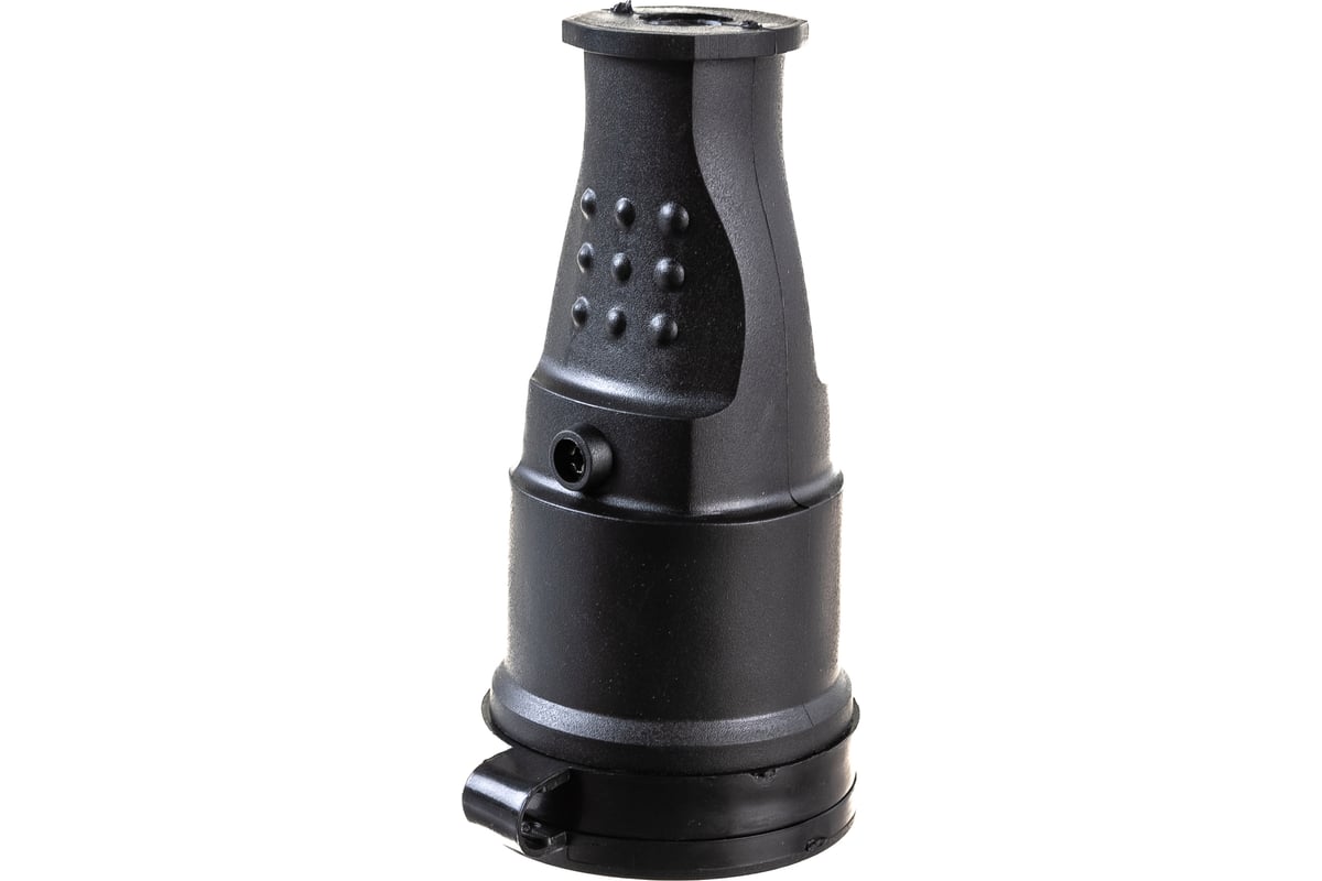 Переносная розетка STEKKER с крышкой, одноместная, 230В 16А IP44 черная ...