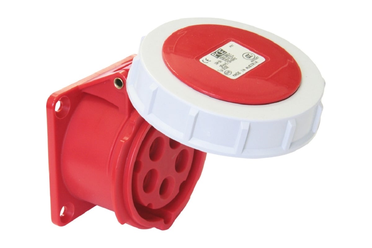 Встраиваемая розетка PCE 16А 400V 3P+N+E IP67 3152-6 - выгодная цена ...