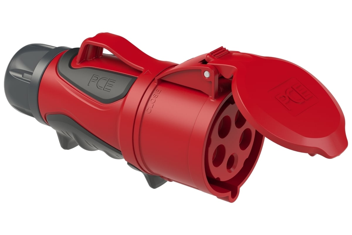 Кабельная розетка PCE 16А 400V 3P+N+E IP44 GRIP 2153-6 - выгодная цена ...
