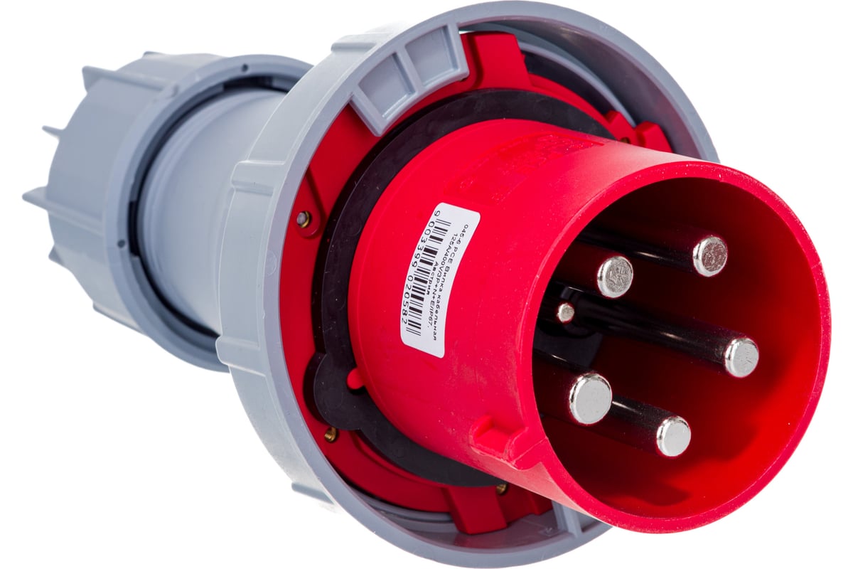 Кабельная вилка PCE 125А 380V3P+N+E IP67 045-6 - выгодная цена, отзывы ...