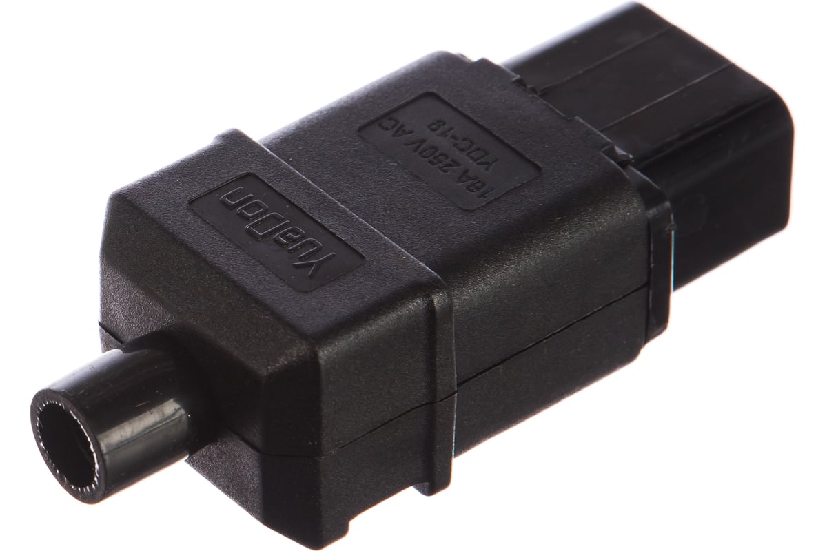 Электрическая кабельная вилка LANMASTER IEC 60320, C19, 16A 250V ...