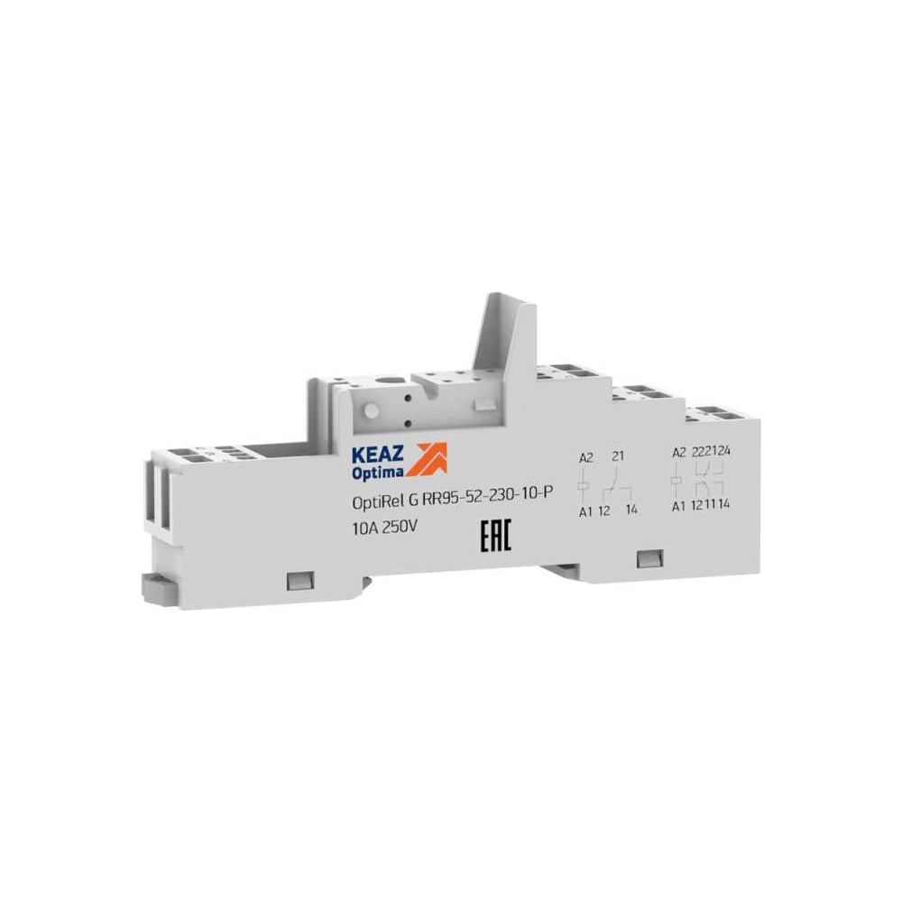 Розетка для реле КЭАЗ OptiRel G RR95-52-230-10-P 281175 - выгодная цена ...