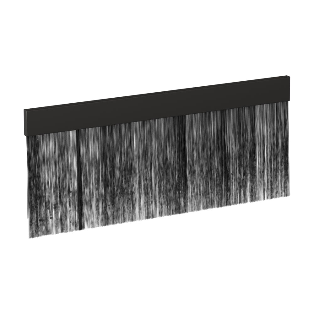 Щеточный кабельный ввод для шкафов Hyperline tsr, 90 мм х 200 мм (шхд), цвет черный (2 шт/компл ...