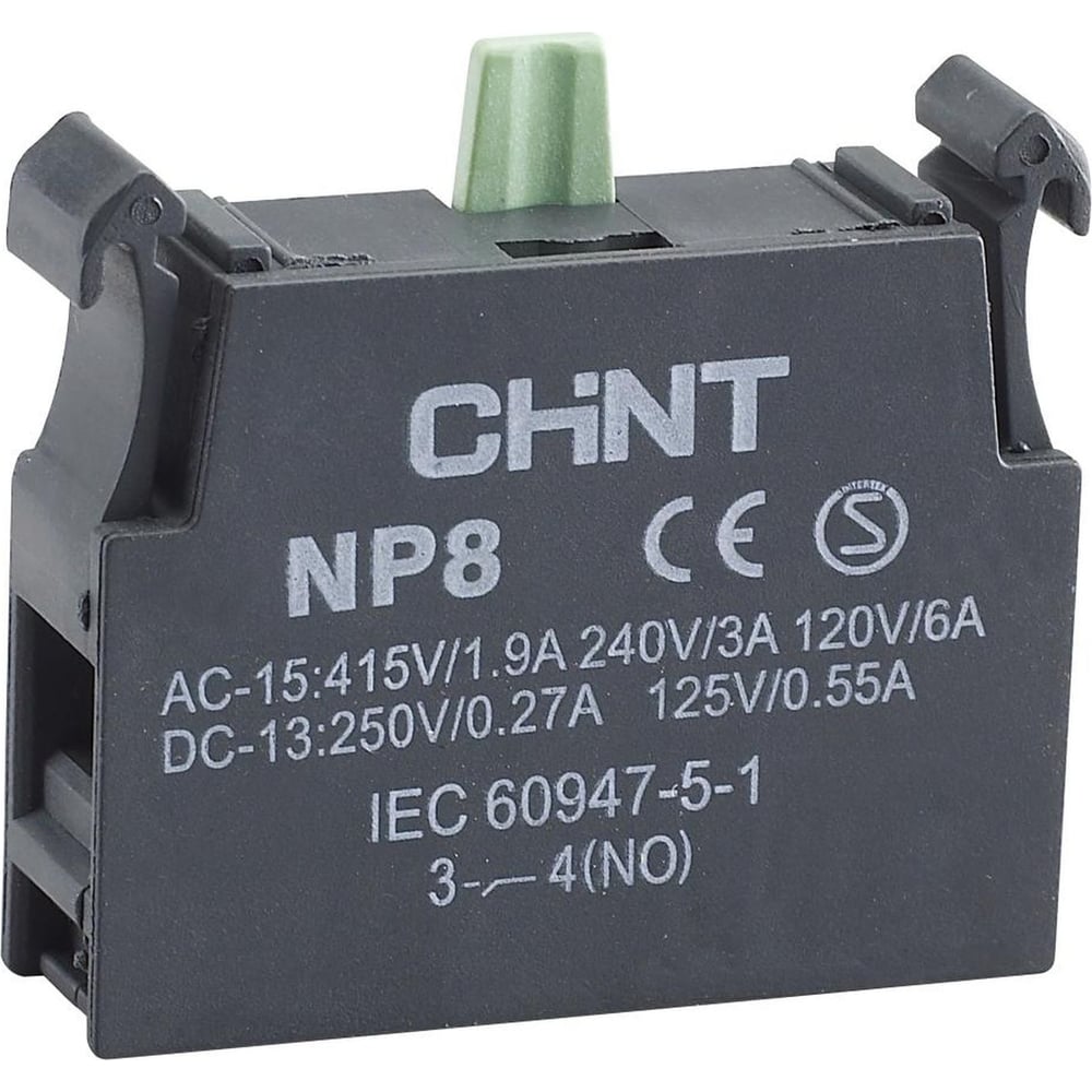 Блок контактный CHINT 1НО для NP8 (R) 669998 - выгодная цена, отзывы ...