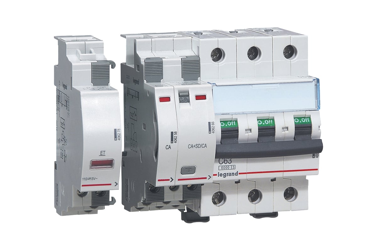 Независимый расцепитель Legrand 1 модуль 110/415 В для TX3/DX3 Leg 406278 - выгодная цена ...