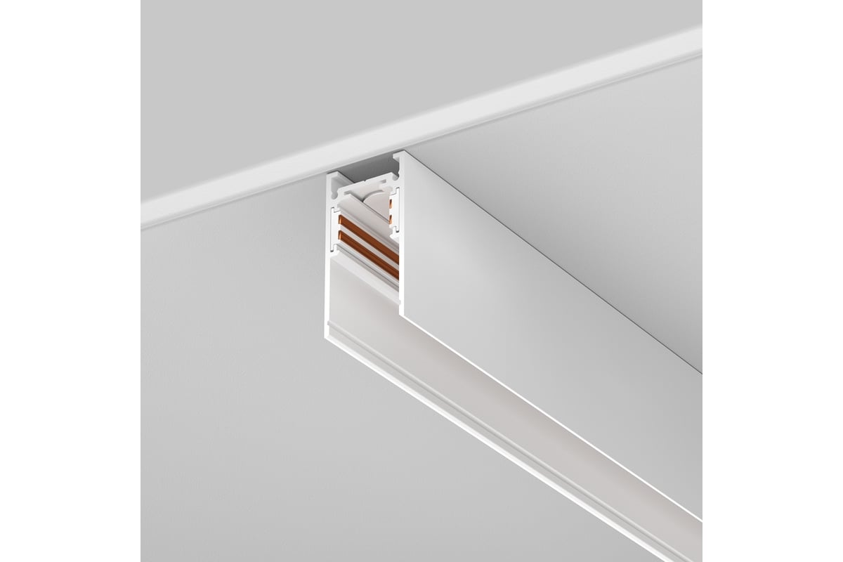 Шинопровод MAYTONI exility 3м, накладной/подвесной белый TRX034-413W ...