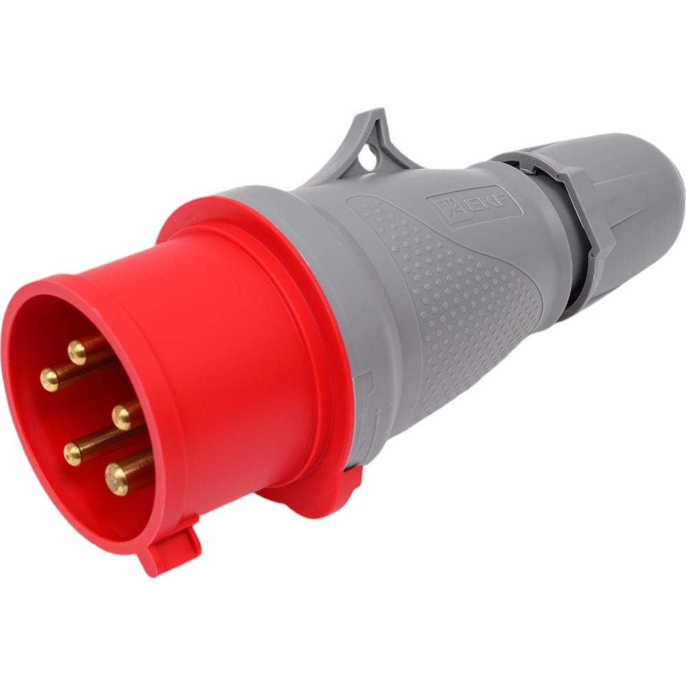 Вилка переносная EKF 025 3Р+РЕ+N 32А 380В IP44 PROXIMA ps-025-32-380 ...