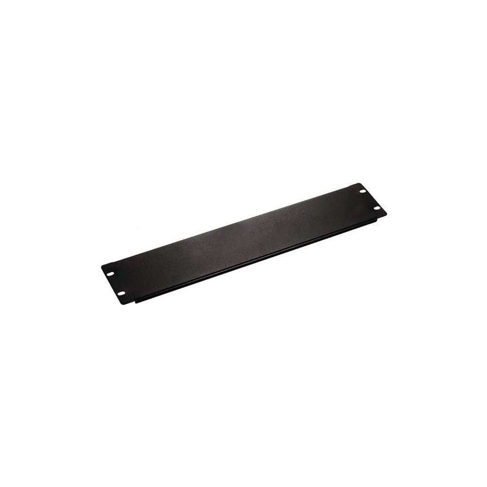Фальш-панель на 1U Hyperline, BPV-1-RAL9005, цвет черный, RAL 9005 ...