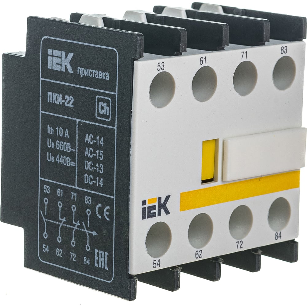 Контактная приставка IEK, ПКИ-22, ИЭК KPK10-22 - выгодная цена, отзывы ...