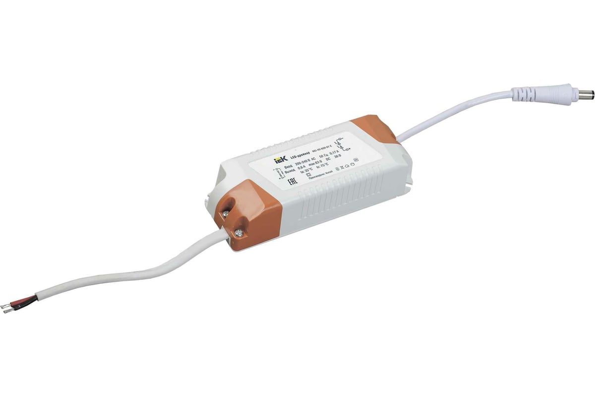 LED-драйвер IEK MG-40-600-01 E для LED светильников 36Вт LDVO0-36-0-E ...