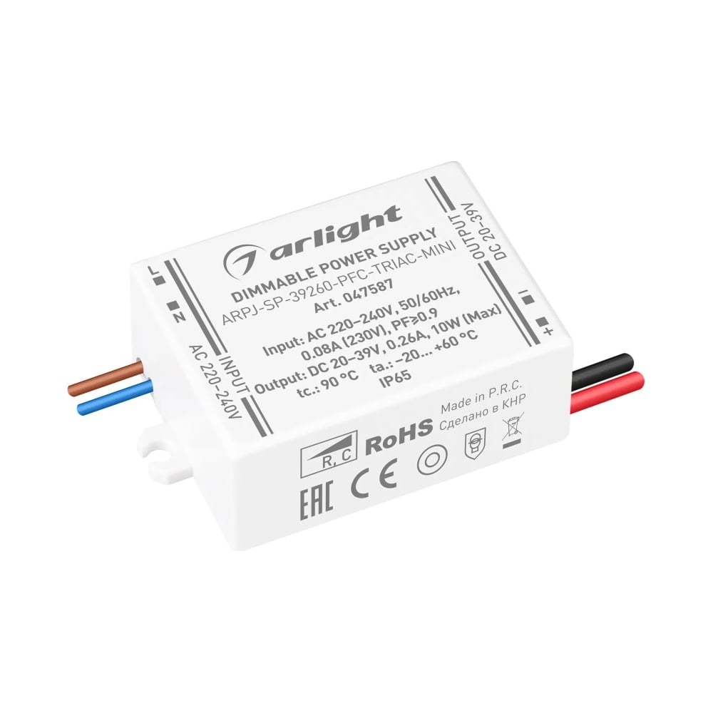Блок питания Arlight ARPJ-SP-39260-PFC-TRIAC-MINI 1шт 047587 - выгодная цена, отзывы ...