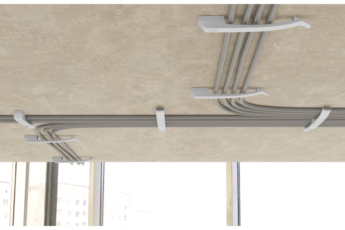 Прижимная скоба для кабелей Fischer KB 8 50 шт. 58135 - выгодная цена ...