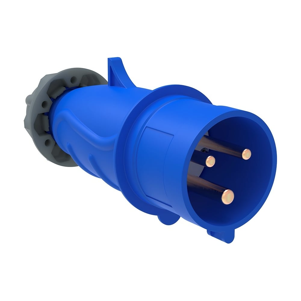 Переносная вилка IEK ССИ-013 16А-6ч/200-250В 2Р+РЕ IP44 MAGNUM PSN01 ...
