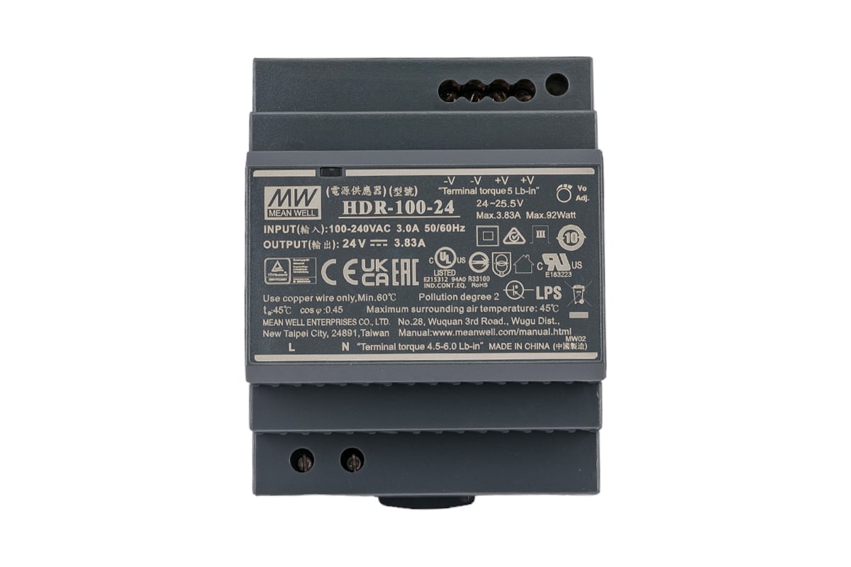 Источник питания Mean Well AC/DC HDR-100-24 Т02697846 - выгодная цена ...