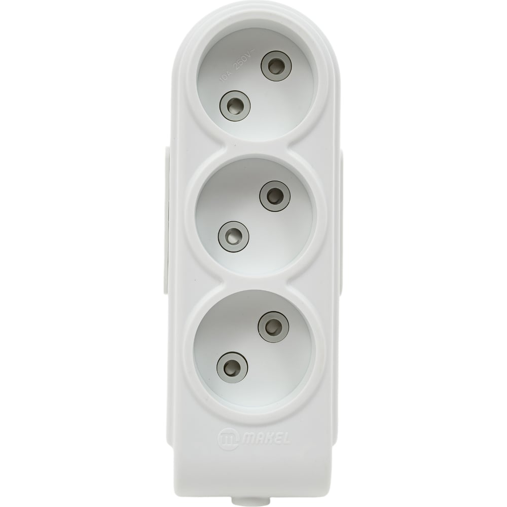 Колодка удлинителя Makel 3-м без заземления защитные шторки N3010000 - выгодная цена, отзывы ...