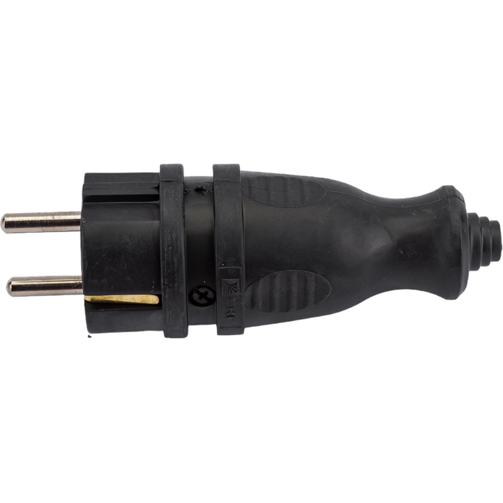 Каучуковая прямая вилка EKF, 230В 2P+PE 16A IP44 PRO RPS-011-16-230-44-r - выгодная цена, отзывы ...