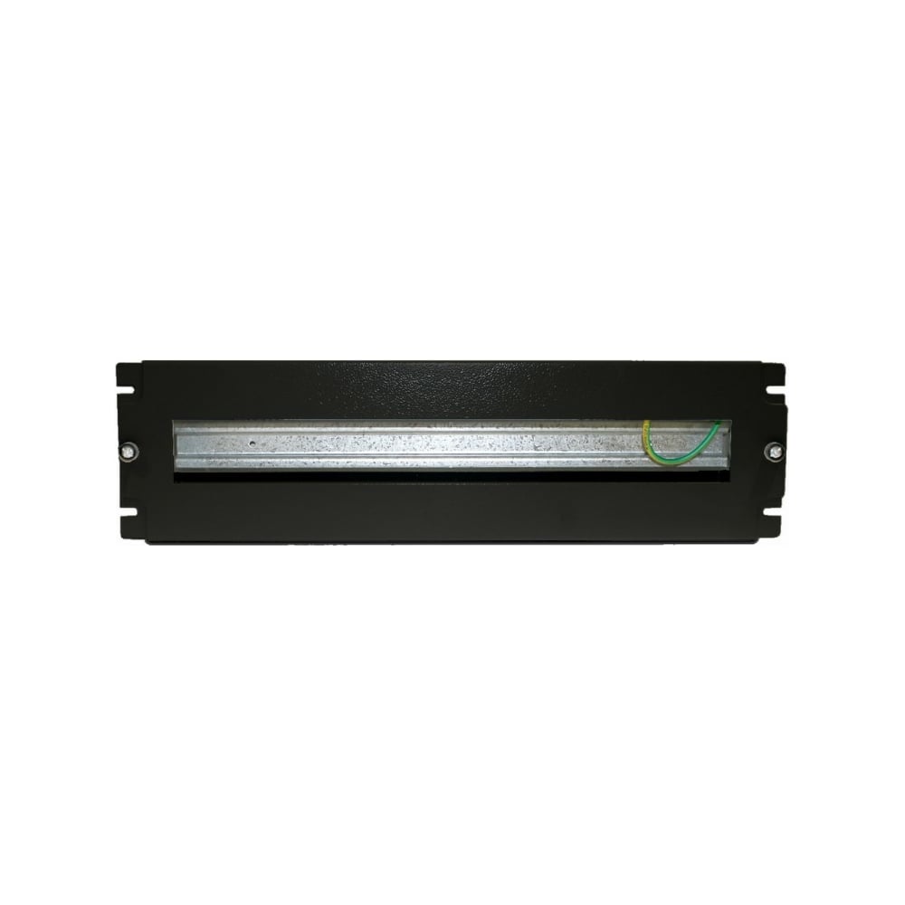 Панель с DIN-рейкой Hyperline BPB19-PS-3U-RAL9005 с регулируемой ...