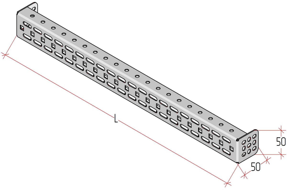 Лонжерон MULTICOLOR MLS (1000) (ШхВ) Sоц 1,5 мм MLT.UMK.MLS.1000.50 ...