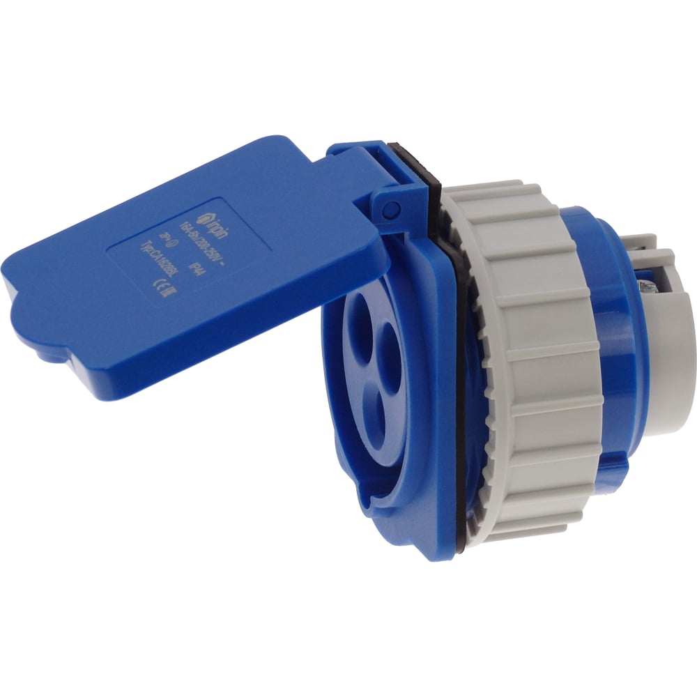 Розетка встраиваемая INPIN 16А 220V 1P+N+E IP44 CA 1628BL - выгодная ...