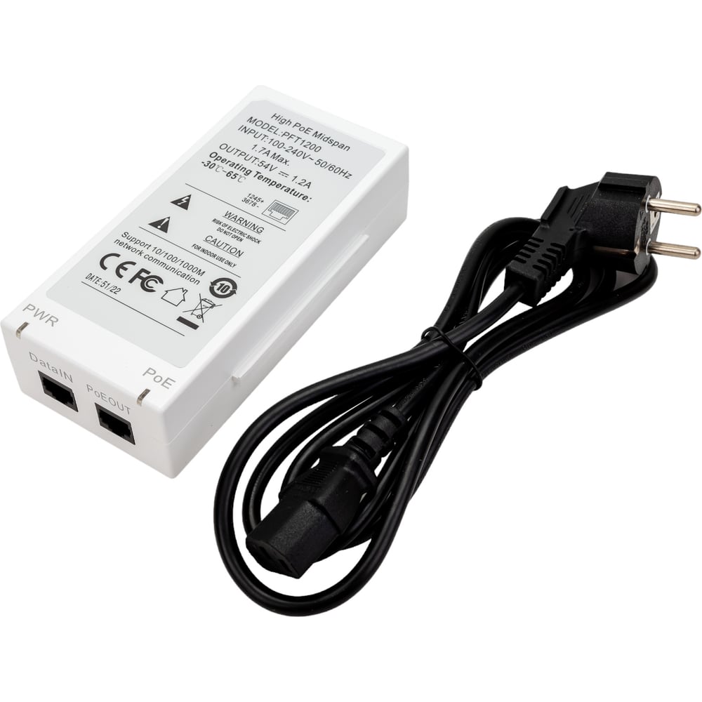 Инжектор Dahua Hi-PoE DH-PFT1200 АН5009851 - выгодная цена, отзывы ...