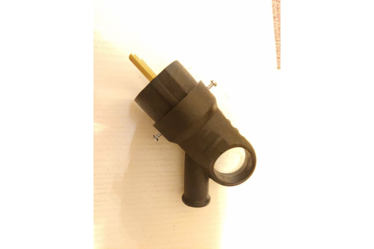 Вилка Bylectrica штепсельная с заземляющим контактом с кольцом каучук ...