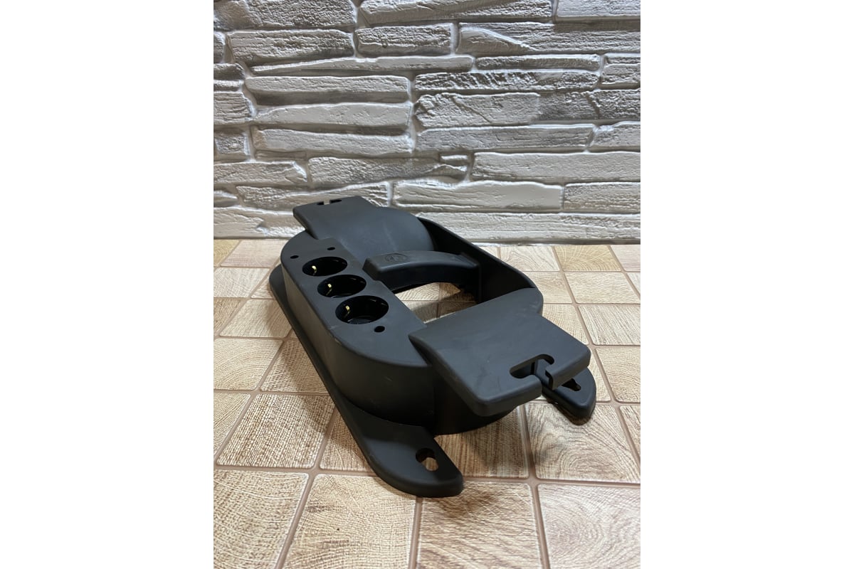 Переносная 3-местная розетка SVET РА 16-007 УХЛ3, каучук, розетка с рукояткой SV0302-0012 ...