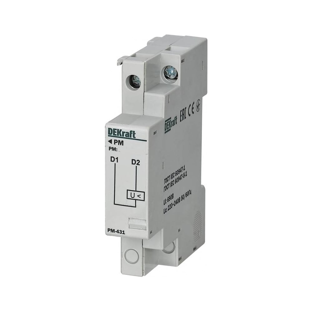Расцепитель минимального напряжения Dekraft РМ431-380B 21262DEK ...
