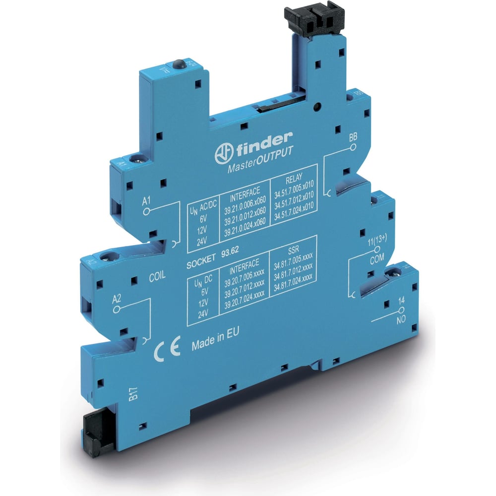Розетка Finder Master Output для реле серии 34 с винтовыми клеммами ...