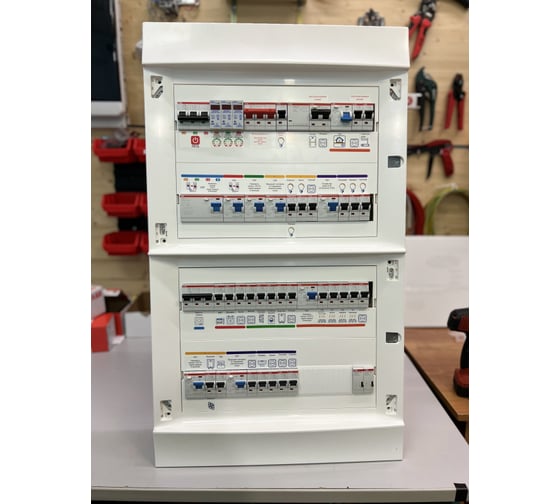 Набор наклеек на электрощит Маркировка 220 для электрических щитов до ...