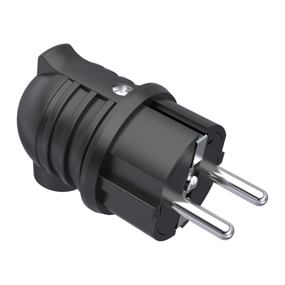 Кабельная вилка Bemis каучуковая, угловая, IP 44, 220V, 16A ANGLED PLUG ...
