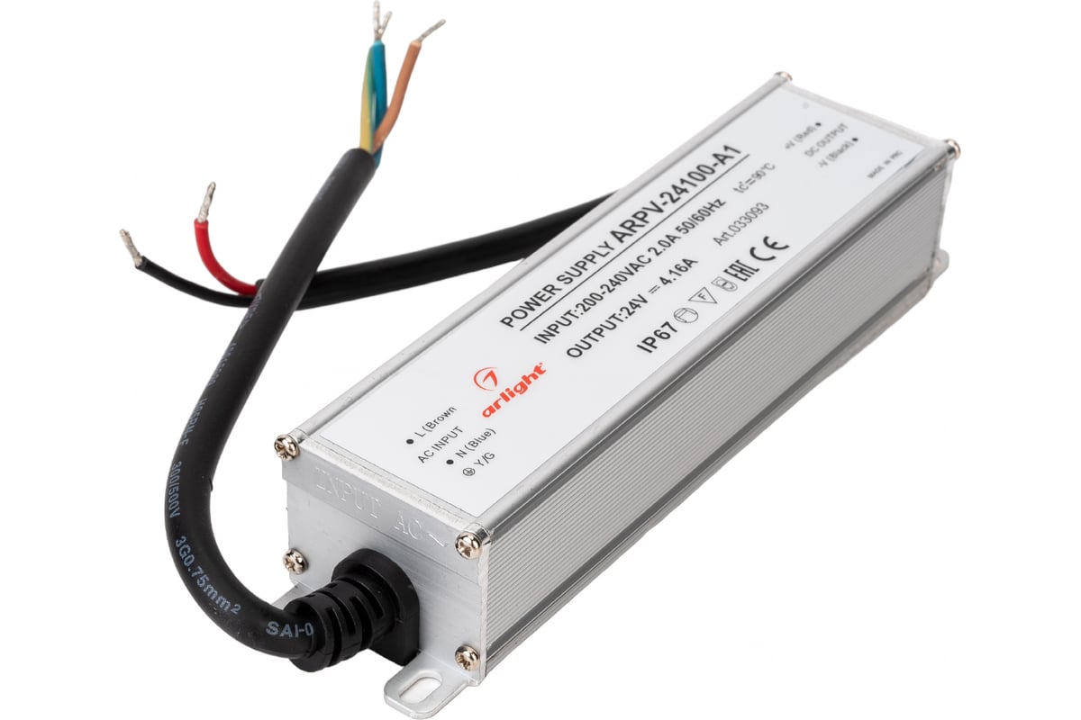 Блок питания Arlight ARPV-24100-A1 033093 - выгодная цена, отзывы ...