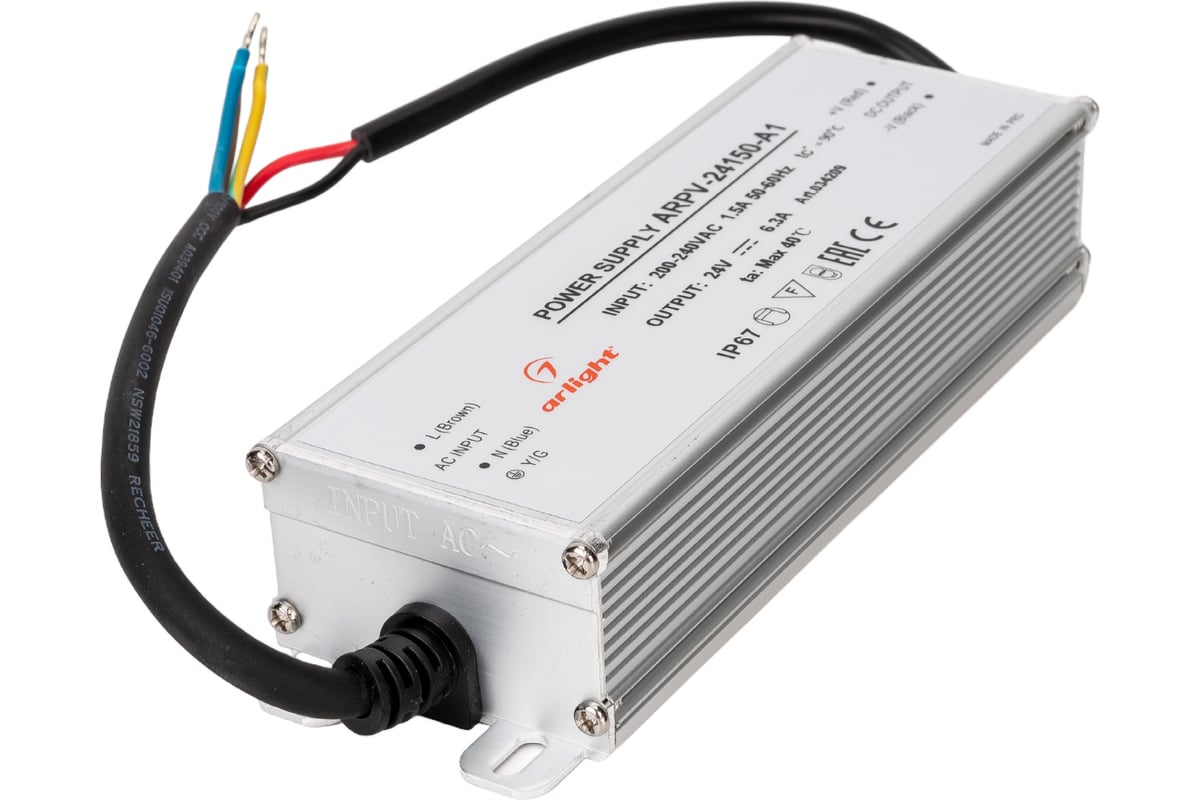 Блок питания Arlight ARPV-24150-A1 034209 - выгодная цена, отзывы ...
