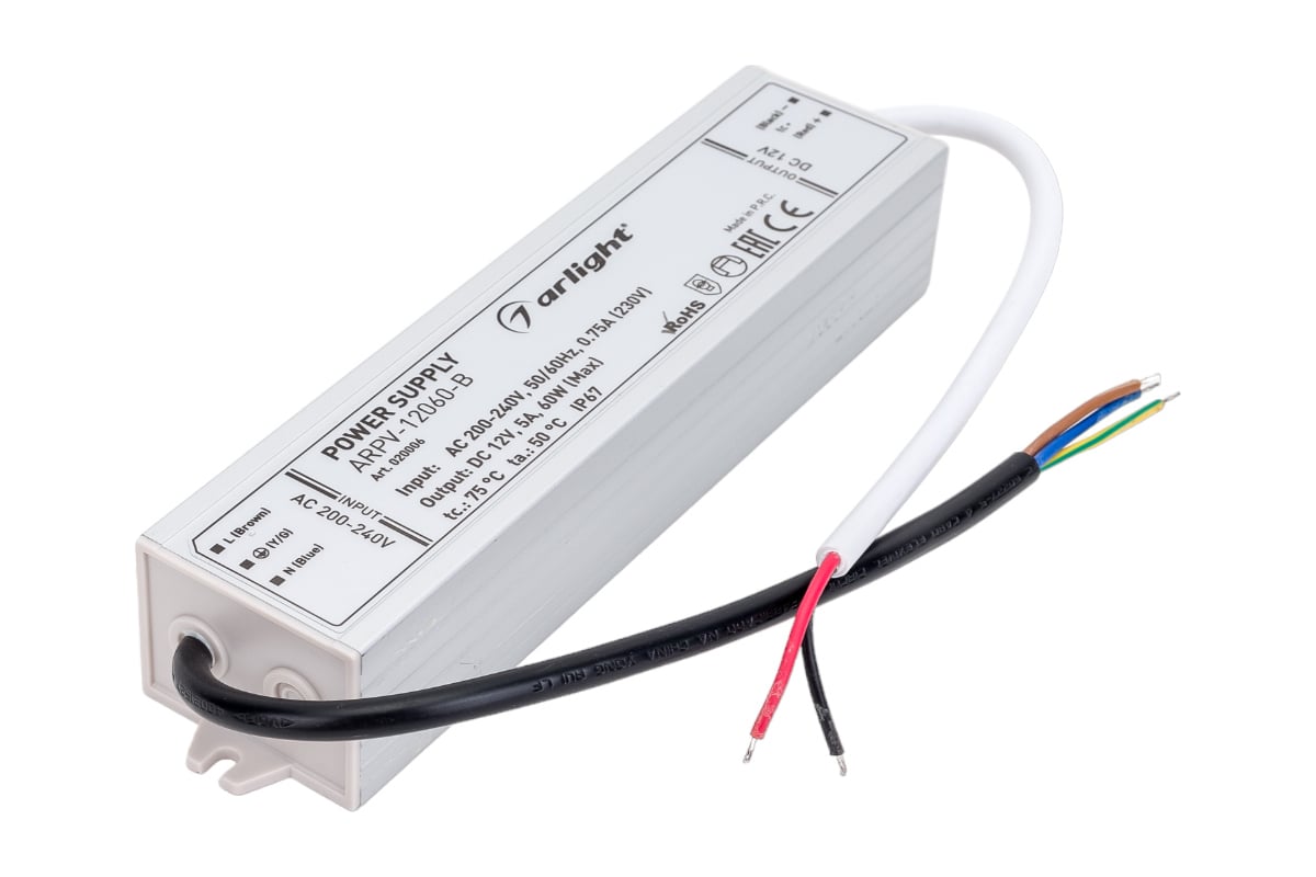 Блок питания Arlight ARPV-12060-B 020006 - выгодная цена, отзывы ...