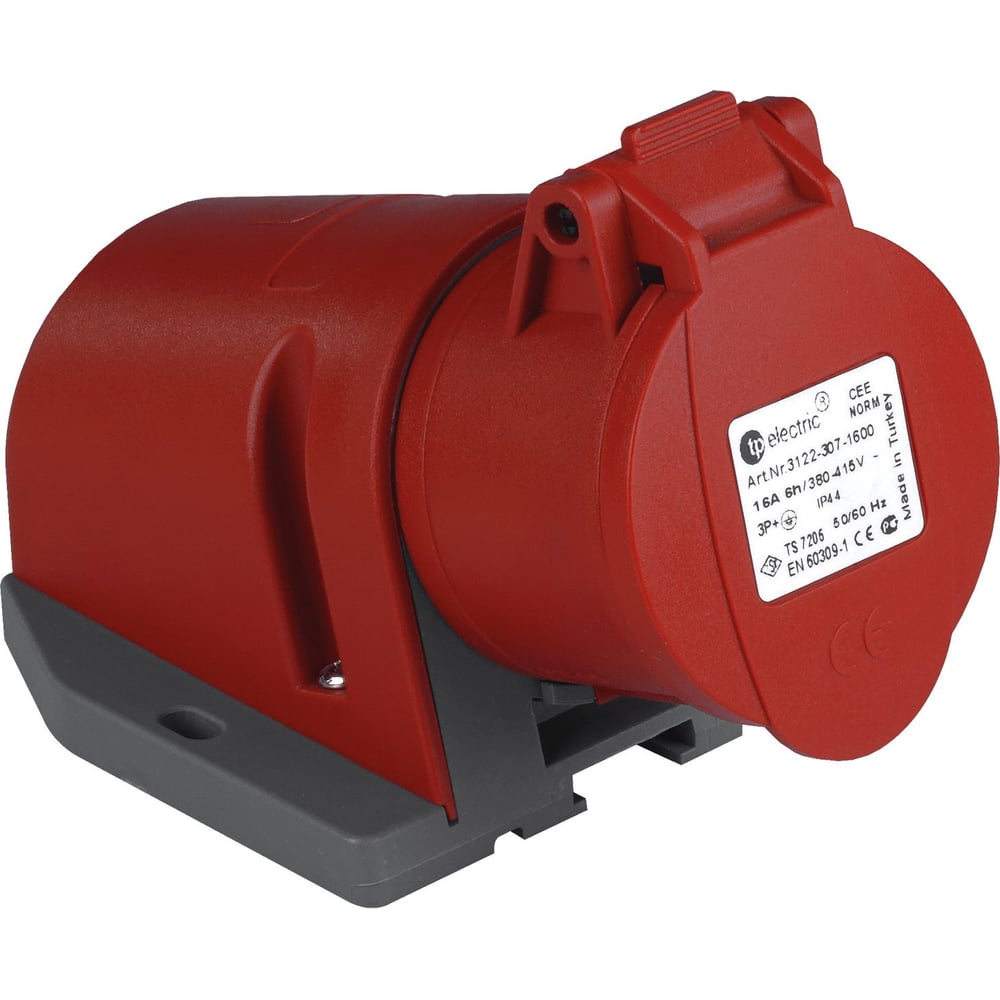 Кабельная настенная розетка TP Electric Быстрое соединение 16A, 400В ...