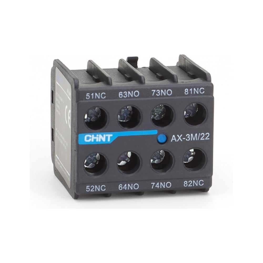 Контактная приставка CHINT доп. контакты AX-3M/22 к контактору NXC-06M ...