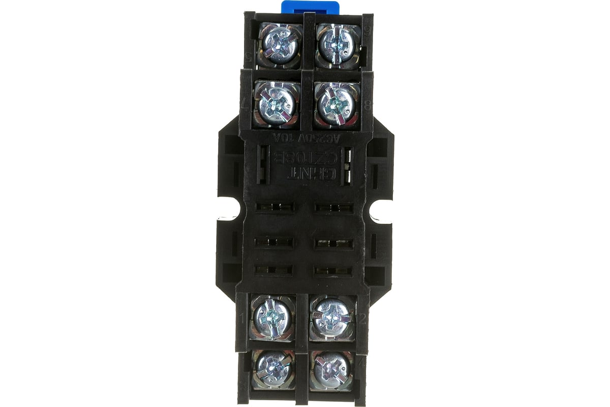 Розетка CHINT CZT08B-01 для NJDC-17(D)/2Z 2 контакта 10А 289998 ...