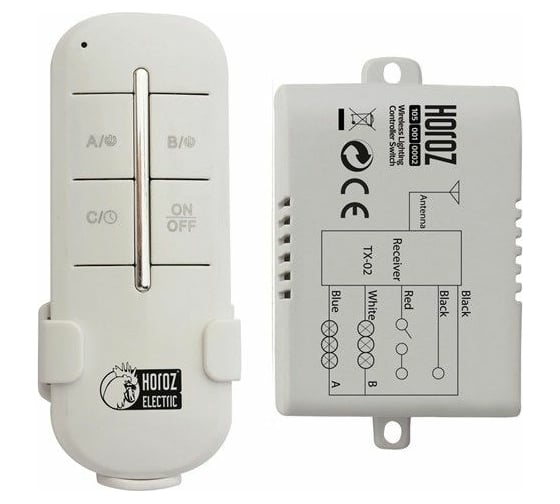 Беспроводной контроллер HOROZ ELECTRIC 105-001-0002 SW 2 CH 180-250V ...