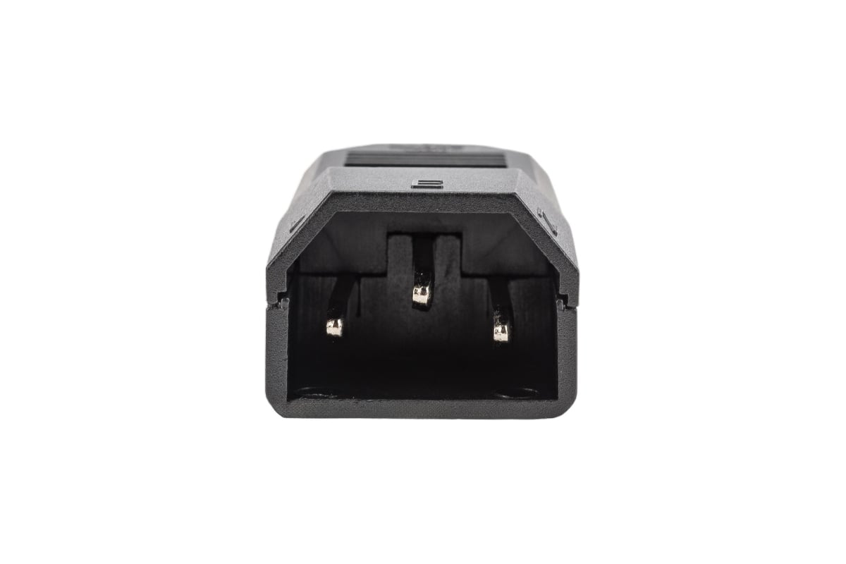 Сетевая вилка Pro Legend 3 PIN пластик на кабель 250V 10A, PL2298 ...
