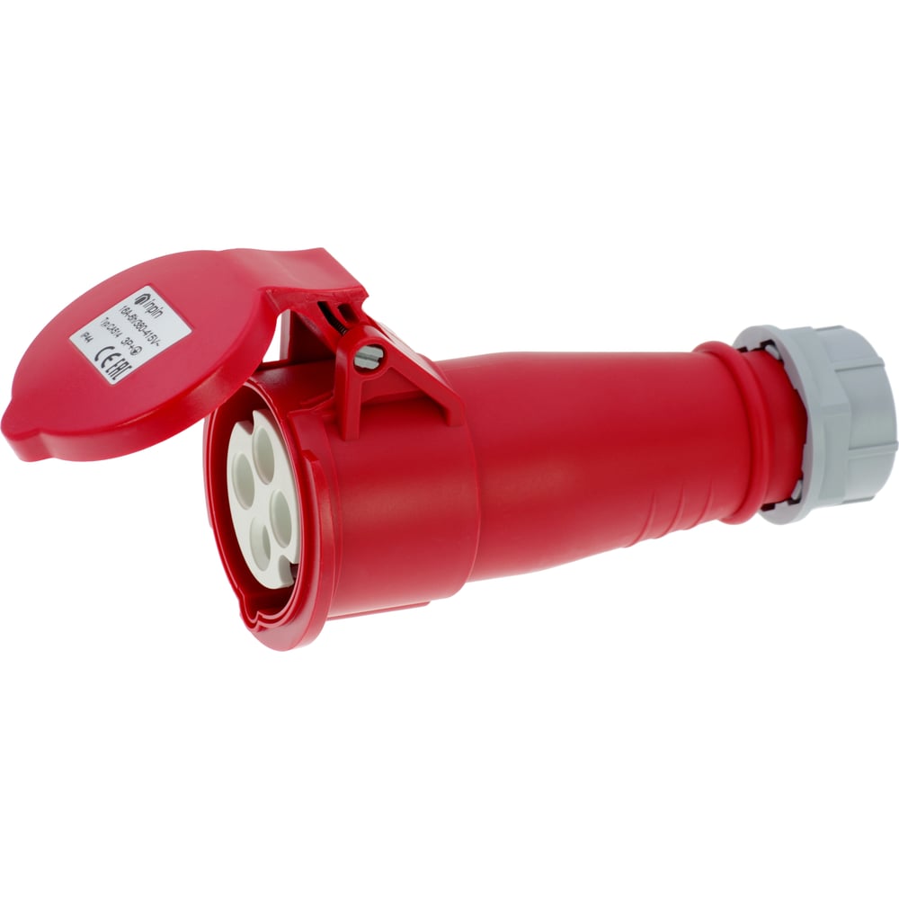Кабельная розетка INPIN 16A/400V/3P+E/IP44 CA514 - выгодная цена ...