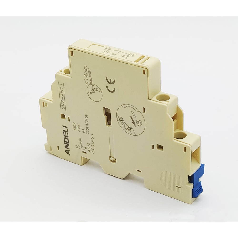Дополнительный боковой контакт ANDELI gv2-an11 1но+1нз ADL06-644 ...